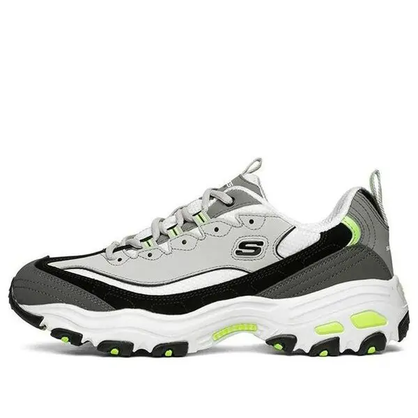 Sketchers D'lites 1.0 Sport Sneakers - Grey/green