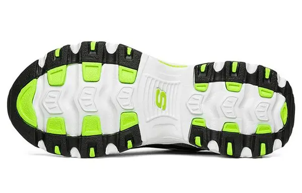 Sketchers D'lites 1.0 Sport Sneakers - Grey/green