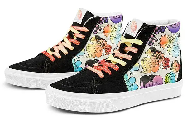 VANS Sk8-hi 'cultivate Care' High Top Sneakers - Black/multi-color
