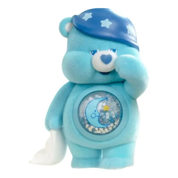 POP MART Care Bears Colorful Hugs Figures 'bedtime Bear - Blue