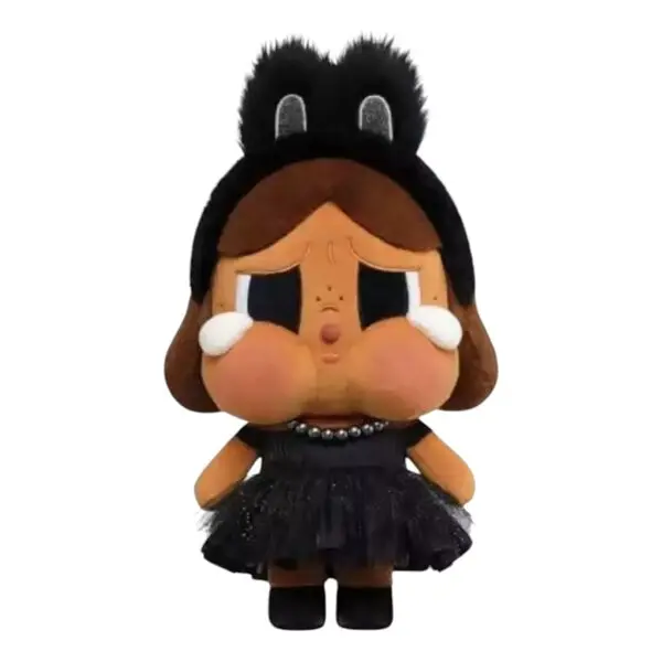 POP MART Crybaby Shiny Shiny Plush Doll 400 - Black