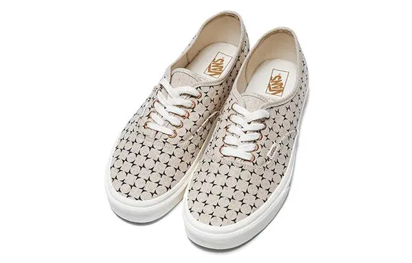 VANS Authentic Low Top Sneakers With Graphic Print - Gray/black