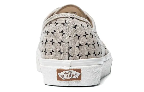 VANS Authentic Low Top Sneakers With Graphic Print - Gray/black