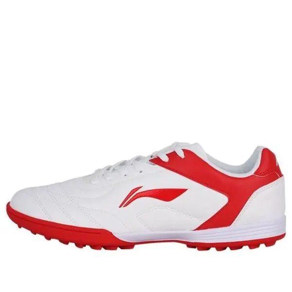 LI-NING Tf Football Shoes - White/red
