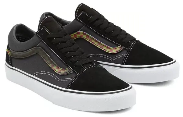 VANS Old Skool Lenticular Sidestripe Sneakers - Black/white