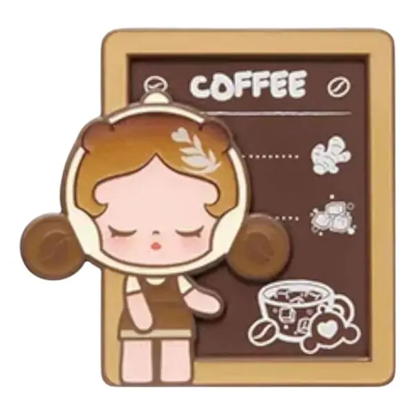 POP MART Pop Bean Coffee Factory Fridge Magnet - Multi-color