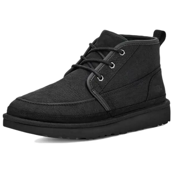 UGG Neumel Moc Leather Boots - Black
