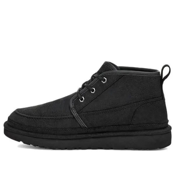 UGG Neumel Moc Leather Boots - Black
