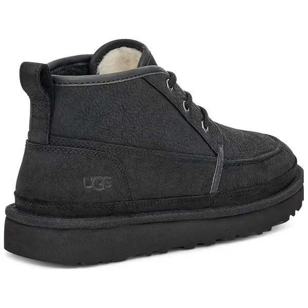 UGG Neumel Moc Leather Boots - Black