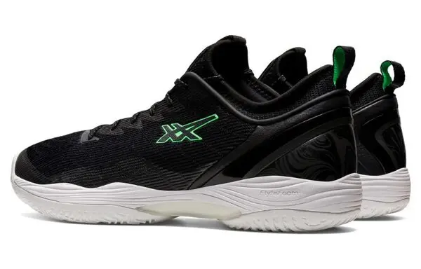 Asics Glide Nova Ff 2 Low Top Sneakers - Black/green