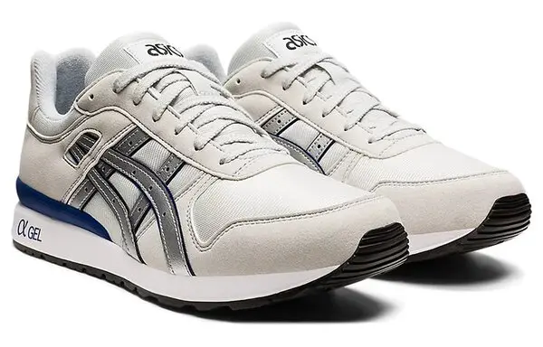 Asics Lightweight Breathable Athletic Sneakers - White/silver