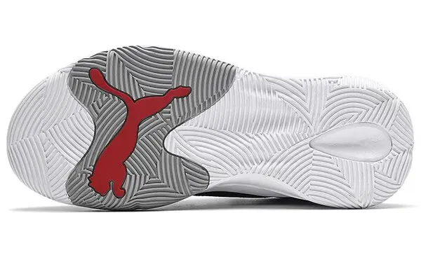 PUMA Rebound Future Evo High Top Sneakers - Black/white/red