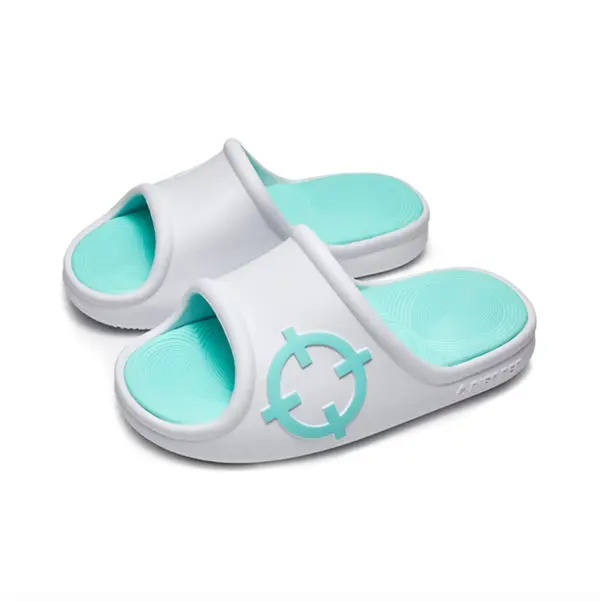 RIGORER Horizon 1 Slide Sandals - White/green