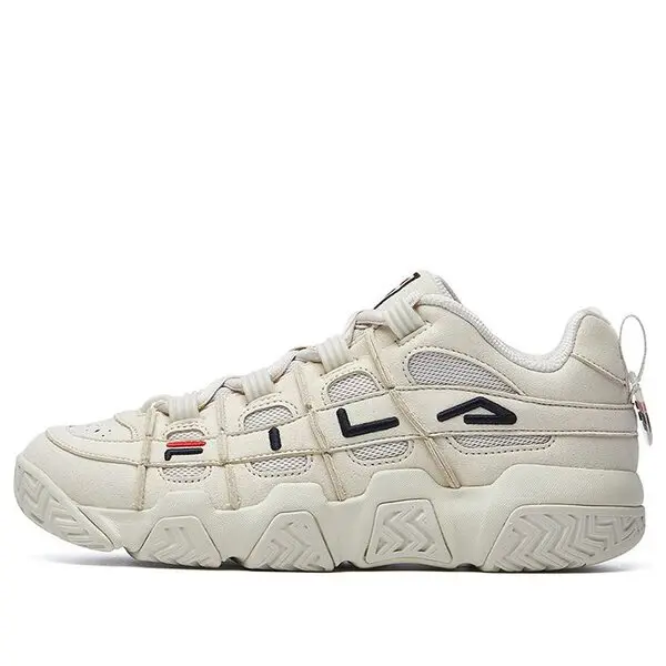 FILA Barricade Low Top Sneakers - White/black/red