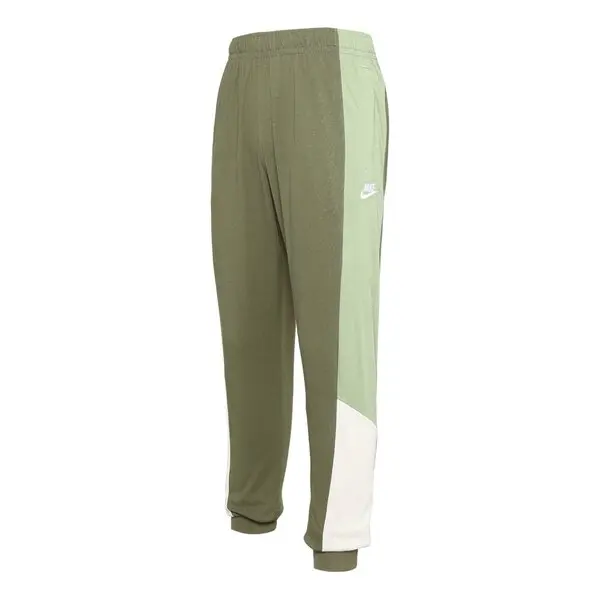 Nike Paneled Long Pants - Greenwhite
