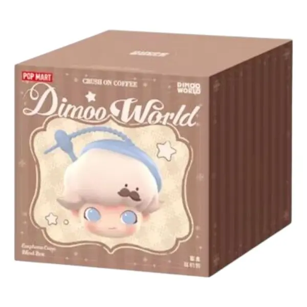 POP MART Dimoo Crush On Coffee Earphone Case Sealed Case - Multi-color