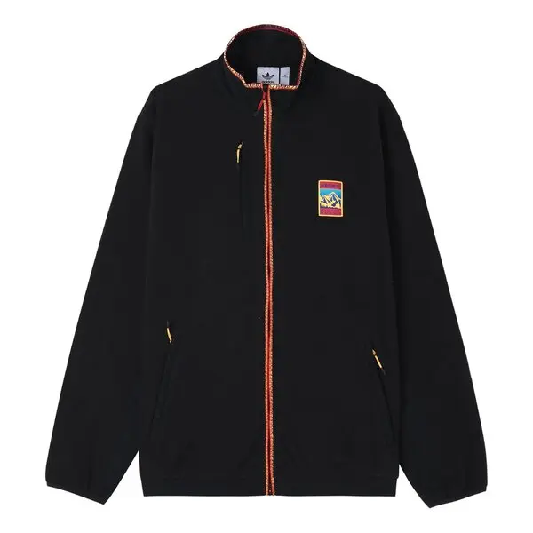 Adidas Originals Polar Fleece Athletics Sports Jacket - Black