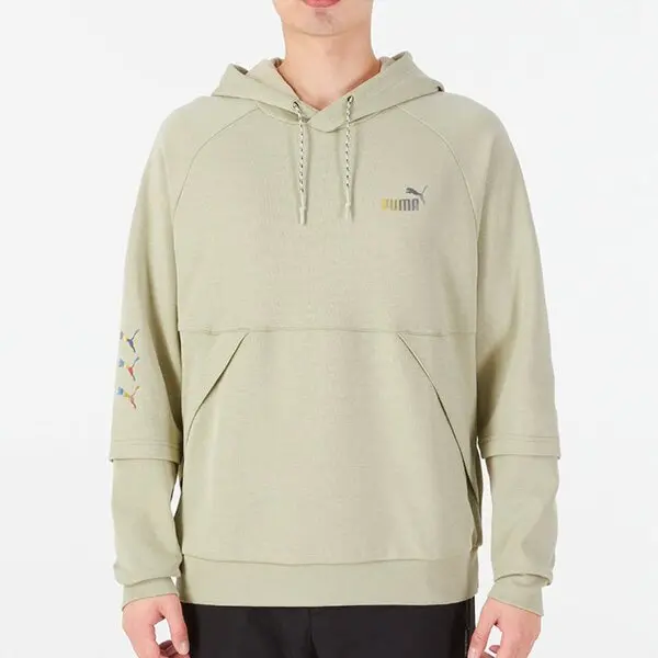 PUMA Logo Pattern Printing Hoodie