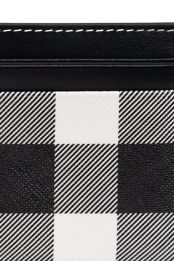 Burberry 26 Check Card Case - Black