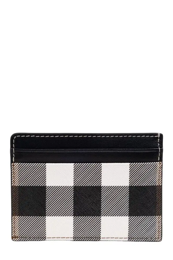 Burberry 26 Check Card Case - Black