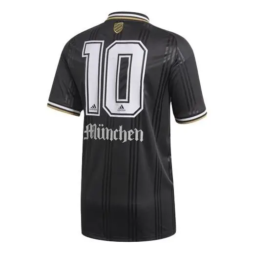 Adidas Training Sports Soccer/football Short Sleeve Fk3557 - Black
