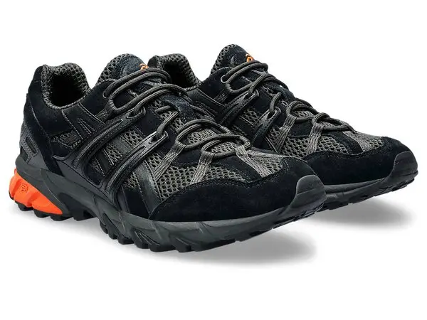 Asics Gel-sonoma 15-50 Athletic Sneakers - Black/orange/graphite Grey