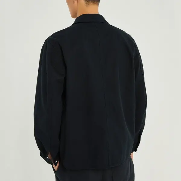 CONVERSE Ss22 Cargo Casual Long Sleeves Autumn Shirt - Black