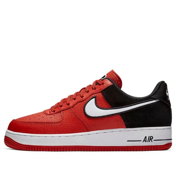 Nike Force 1 Low "red Black - Black/red