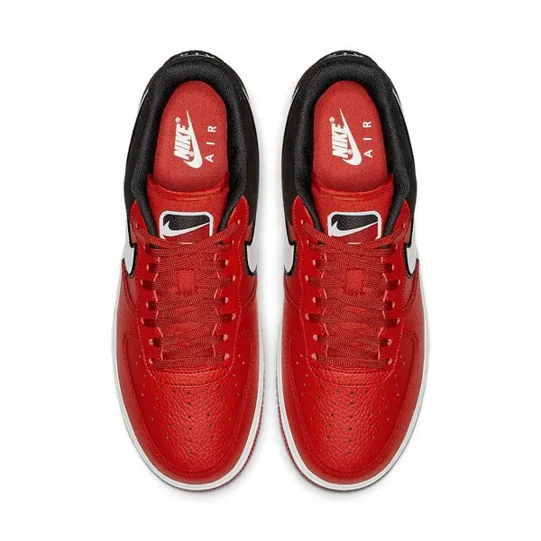 Nike Force 1 Low "red Black - Black/red