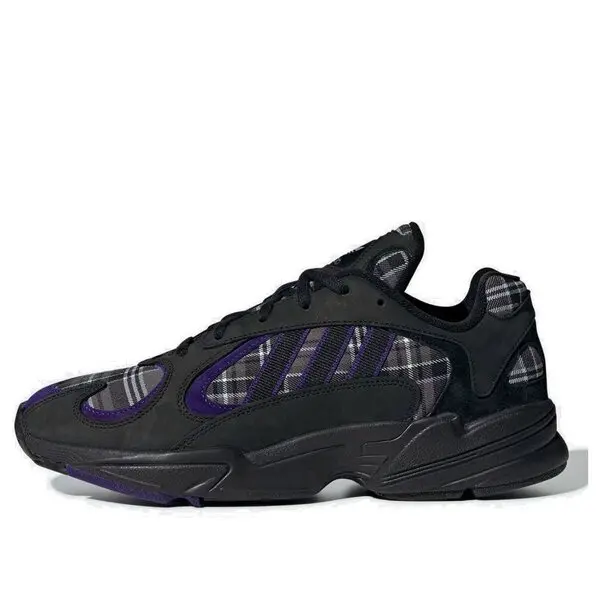 Adidas Yung-1 Plaid - Purple