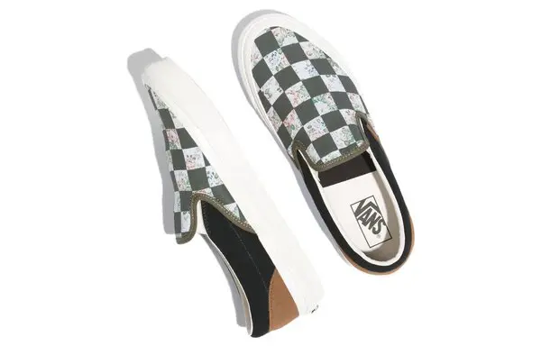 VANS Classic Slip-on Bricolage Check Sneakers - Multi-color