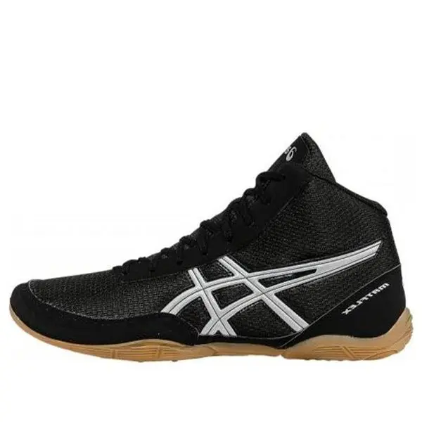 Asics Matflex 5 Wrestling Shoes - Black/silver