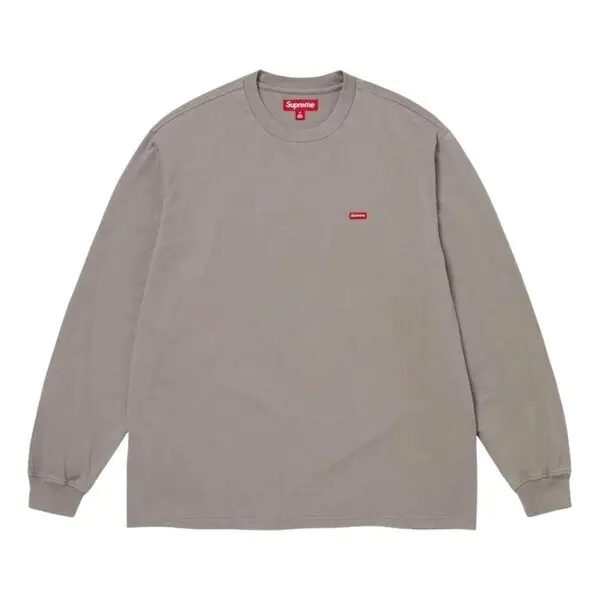 Supreme Ss26 Small Box L/s T-shirt - Grey