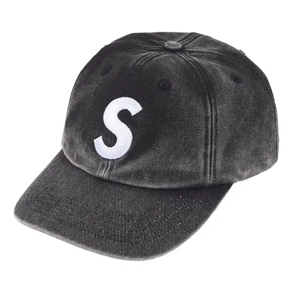 Supreme S Logo 6-panel Cap - Black