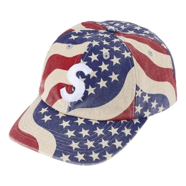Supreme Ss26 Pigment Coated S Logo 6-panel 'flag