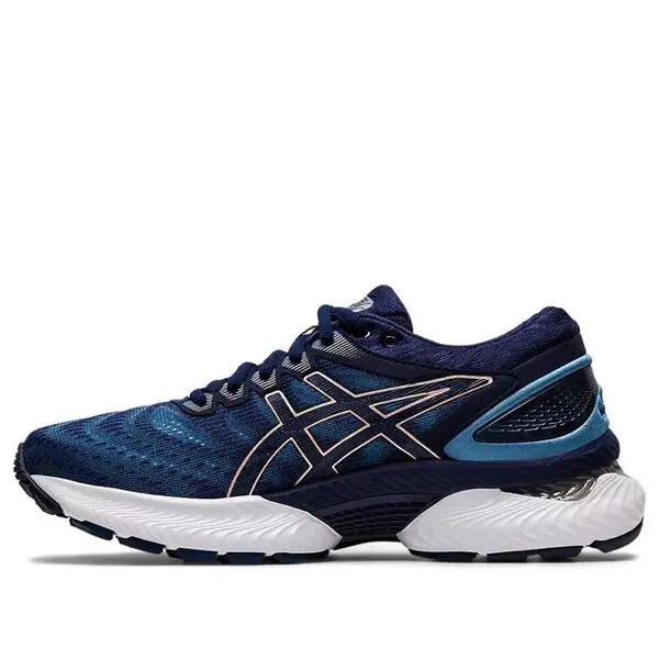 Asics Gel-nimbus 22 Wide Athletic Shoes - Dark Blue