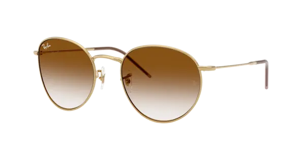 Ray-ban Round Frame Sunglasses - Clear Gradient Brown