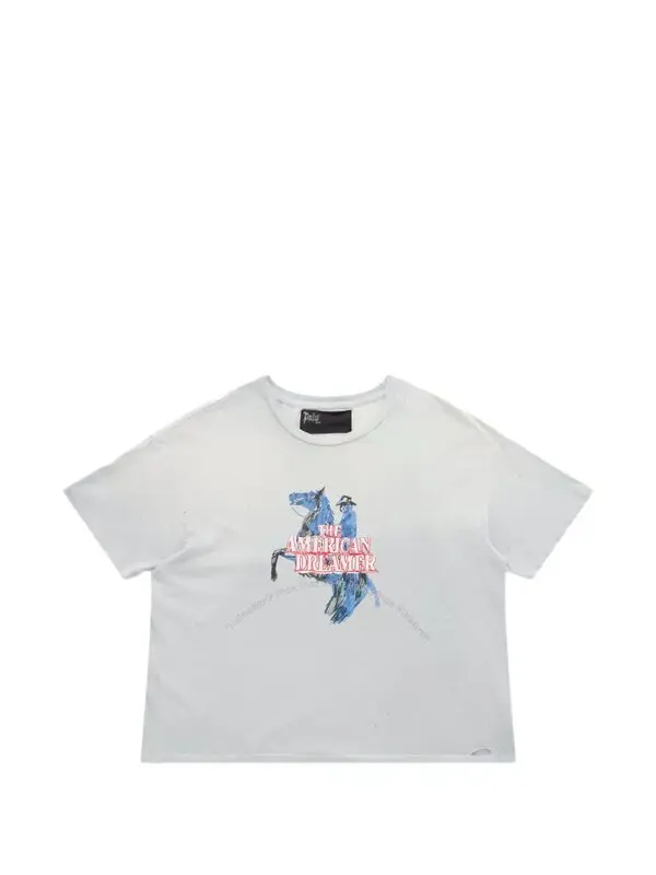 Palm Angels American Dreamer Graphic Print T-shirt - Blue