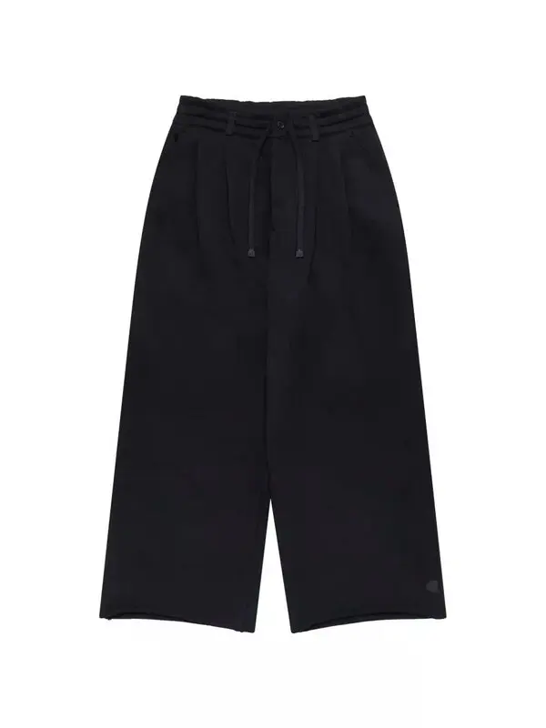 Noir Kei Ninomiya Pleated Track Pants - Black