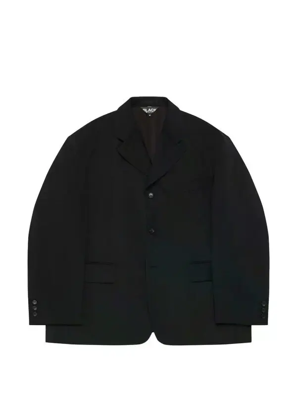 Comme Des Garçons Single-breasted Wool Blazer