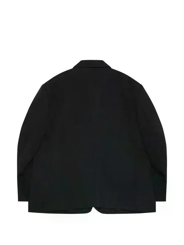 Comme Des Garçons Single-breasted Wool Blazer