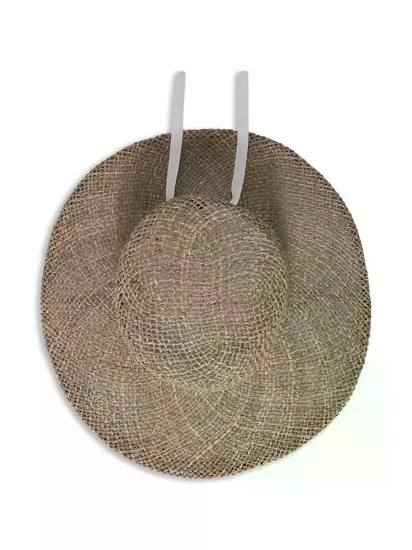 SCHA Canotier Big Woven Hat