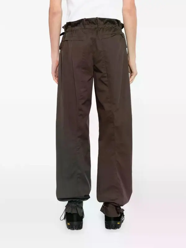 KIKO KOSTADINOV Buckle-detail Ruffled Cuff Trousers