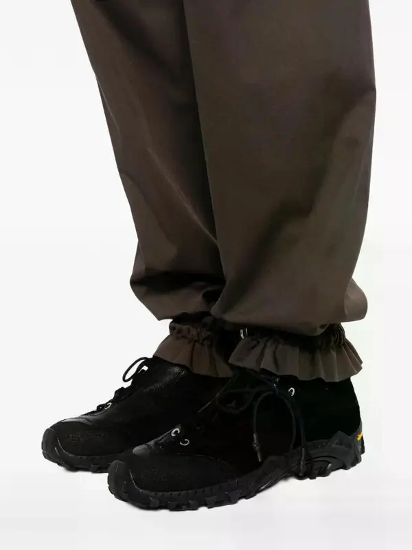 KIKO KOSTADINOV Buckle-detail Ruffled Cuff Trousers