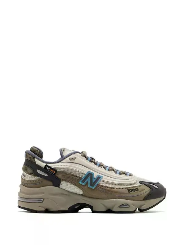 NEW BALANCE Cordura Panelled Lace-up Sneakers - Brown