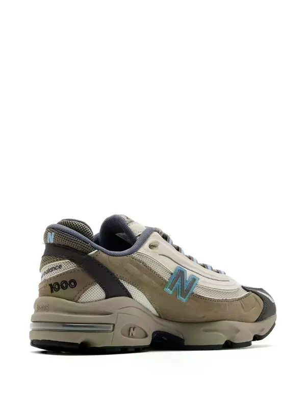 NEW BALANCE Cordura Panelled Lace-up Sneakers - Brown