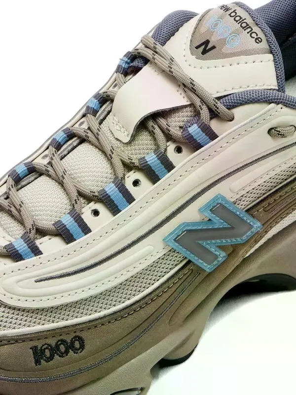 NEW BALANCE Cordura Panelled Lace-up Sneakers - Brown