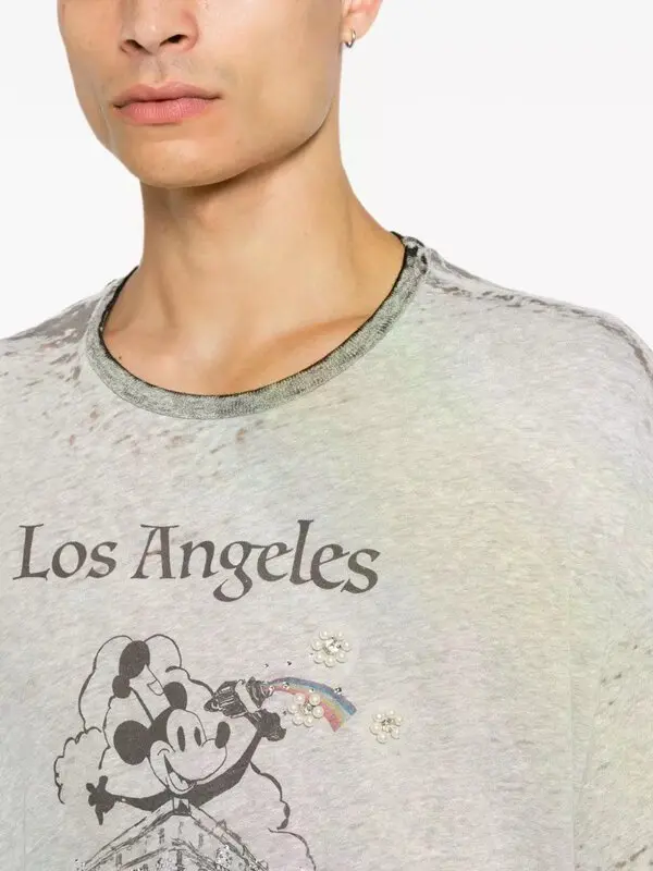 PALY Mythss Graphic Print T-shirt - Grey