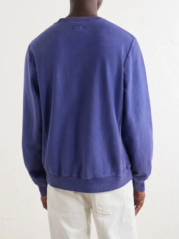NOAH Logo-embroidered Cotton-jersey Sweatshirt