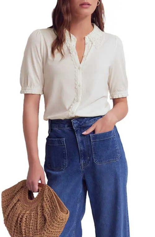 Boden Nessa Broderie Top